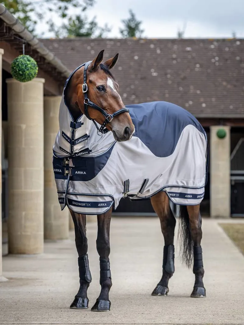 Le Mieux Arika Shower-Tek Fly Rug in Navy